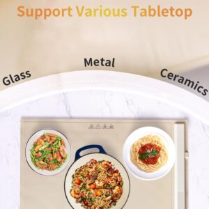 NWK Electric Warming Tray - Full Surface Heating, Rollable & Portable,Premium Silicone Nano-Material, 3 Temperature Settings, Auto Shut-Off -Versatile Food Warmer for Gatherings,Parties, Everyday Use