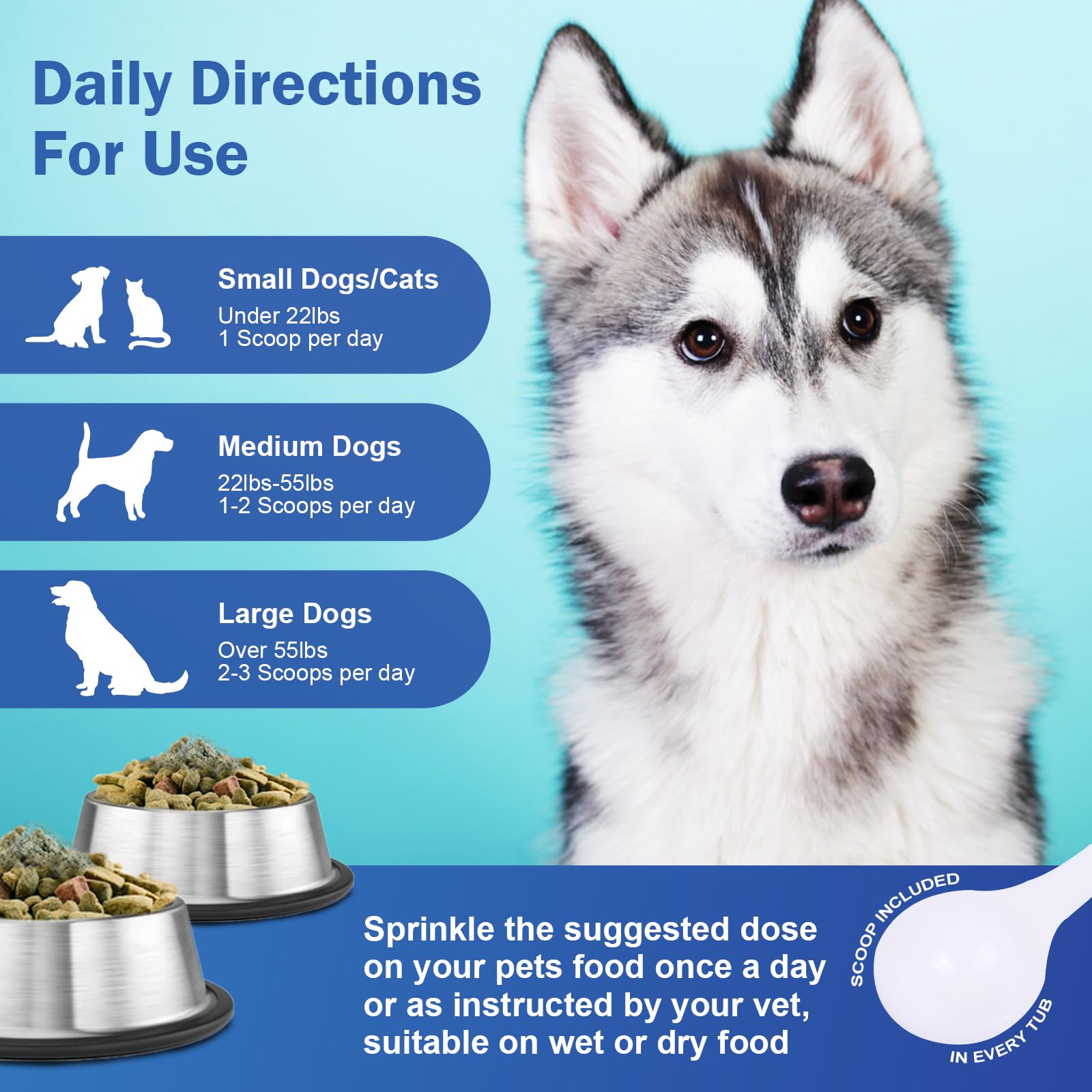 CuteBone Dog Teeth Cleaning Powder - Dog Dental Powder Pet Breath Freshener - Safe & Effective Natural Oral Care Formula Reduces Plaque & Tartar Promotes Healthy Gums Easy-to-Use for Dogs & Cats