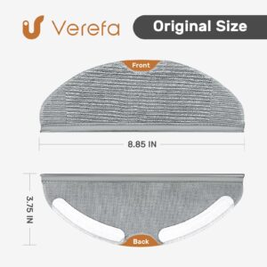 Verefa 4 Packs Mopping Cloths Pads for L20M&L20M Plus Robot Vacuum Mop Replacement Accessories Cleaning Cloths Pads