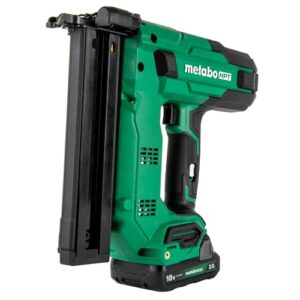 Metabo HPT 18V MultiVolt™ 1-1/2-Inch Cordless Narrow Crown Stapler Kit, Includes 1-18V 2.0 Ah Battery, N1804DB