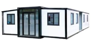 expandable mobile house, prefab home, tiny home, tiny foldable houses, expandable house with bathroom & kitchen