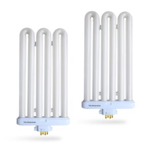 fml65/65k 65watt 6500k fluorescent light bulb,4pins base triple tube replacement for feit electric 06565,bpfml65/65 2 pack