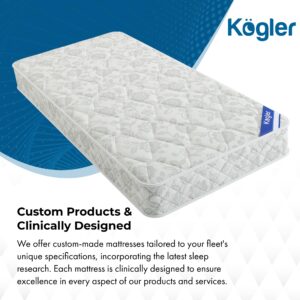 Kogler Innerspring Hybrid Semi-Truck/RV Mattress - 7" Trucker Mattress, 32x80