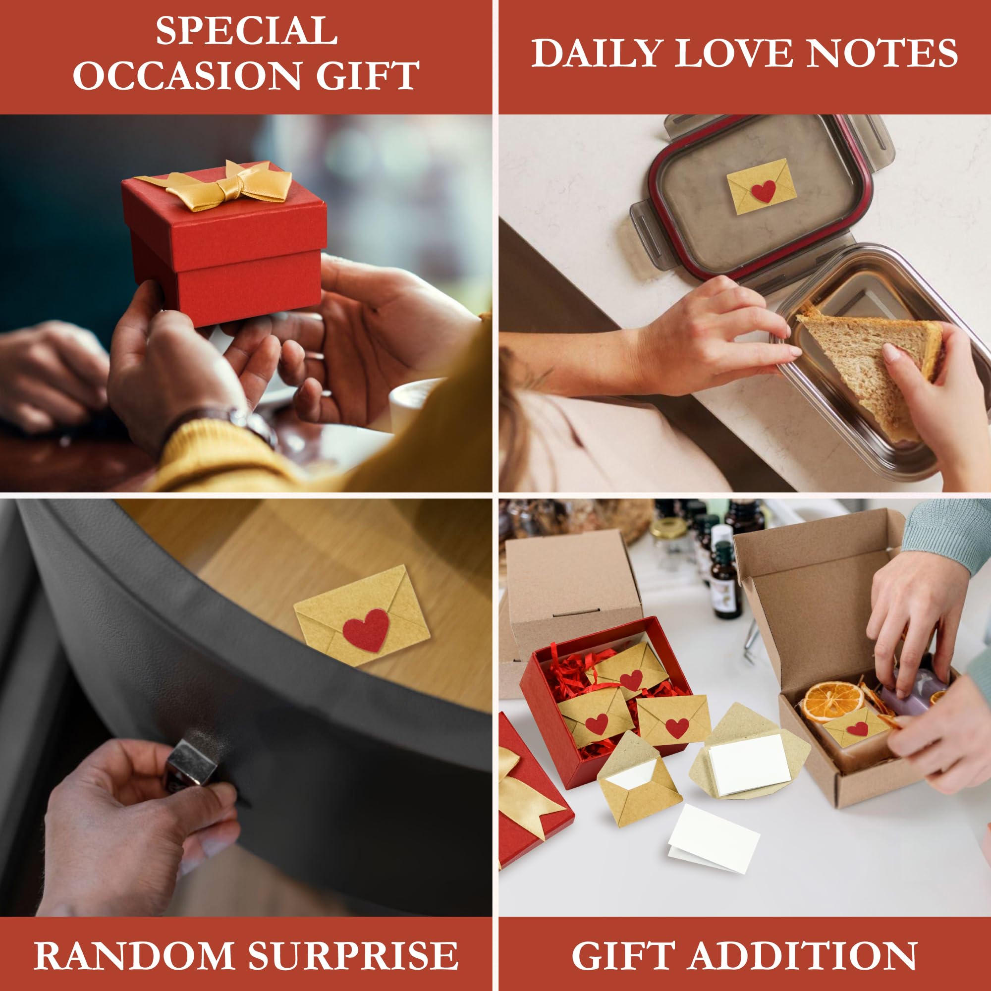 STOFINITY 60 Mini Love Notes For Him Her - Cute Couple Gifts For Boyfriend Birthday Gift Ideas, Christmas Gifts For Girlfriend Long Distance, Lunch Notes For Husband, Romantic Valentines Day Gifts