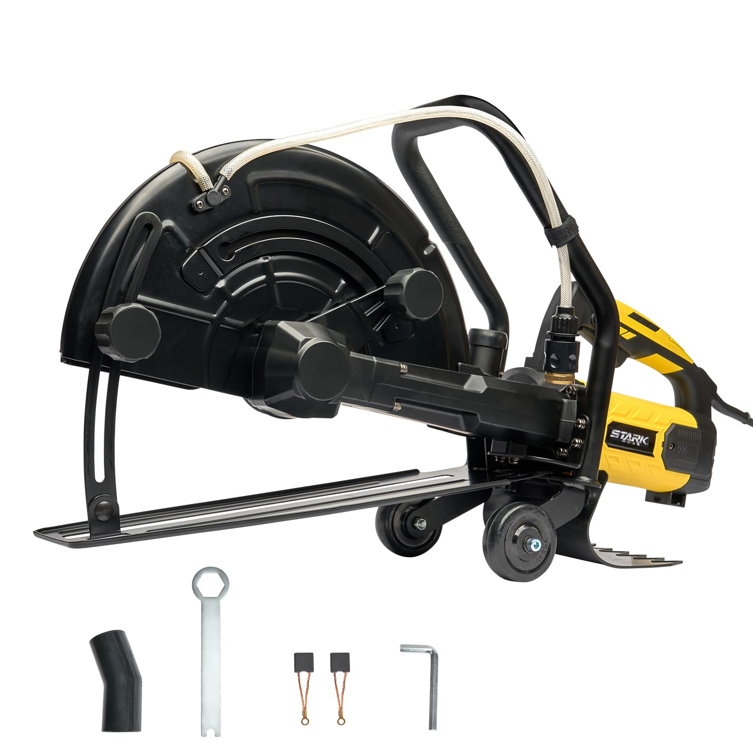 XtremepowerUS 3200W Electric 16" Wet/Dry Cutter Circular Saw Concrete Saw Cutter Saw 20AMP Water Line (Blade Not Included) Disc Cutter, Power Cutter