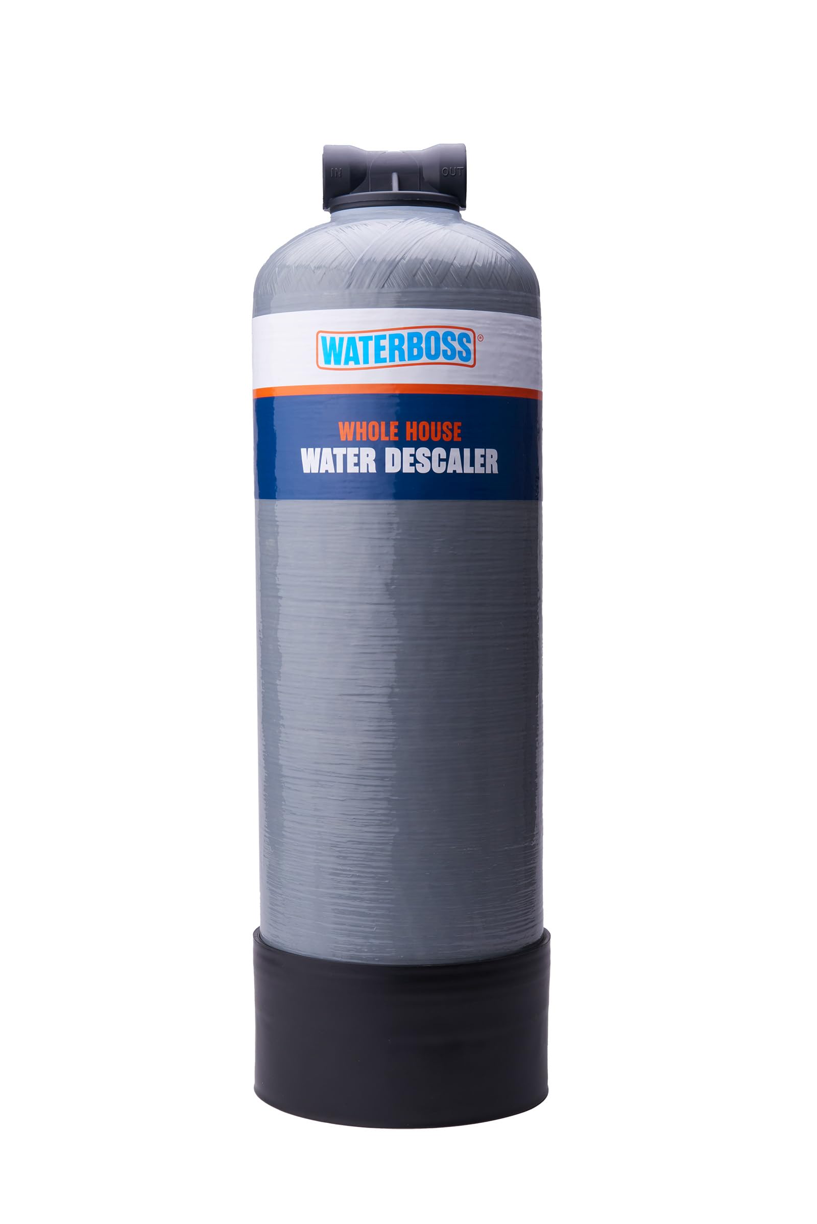 WaterBoss Whole House Salt Free Descaler System - Works with City & Well Water Filters - 6yr, 600,000 Gl - Water Softener Alternative for Home - WB-WH-DSCLR