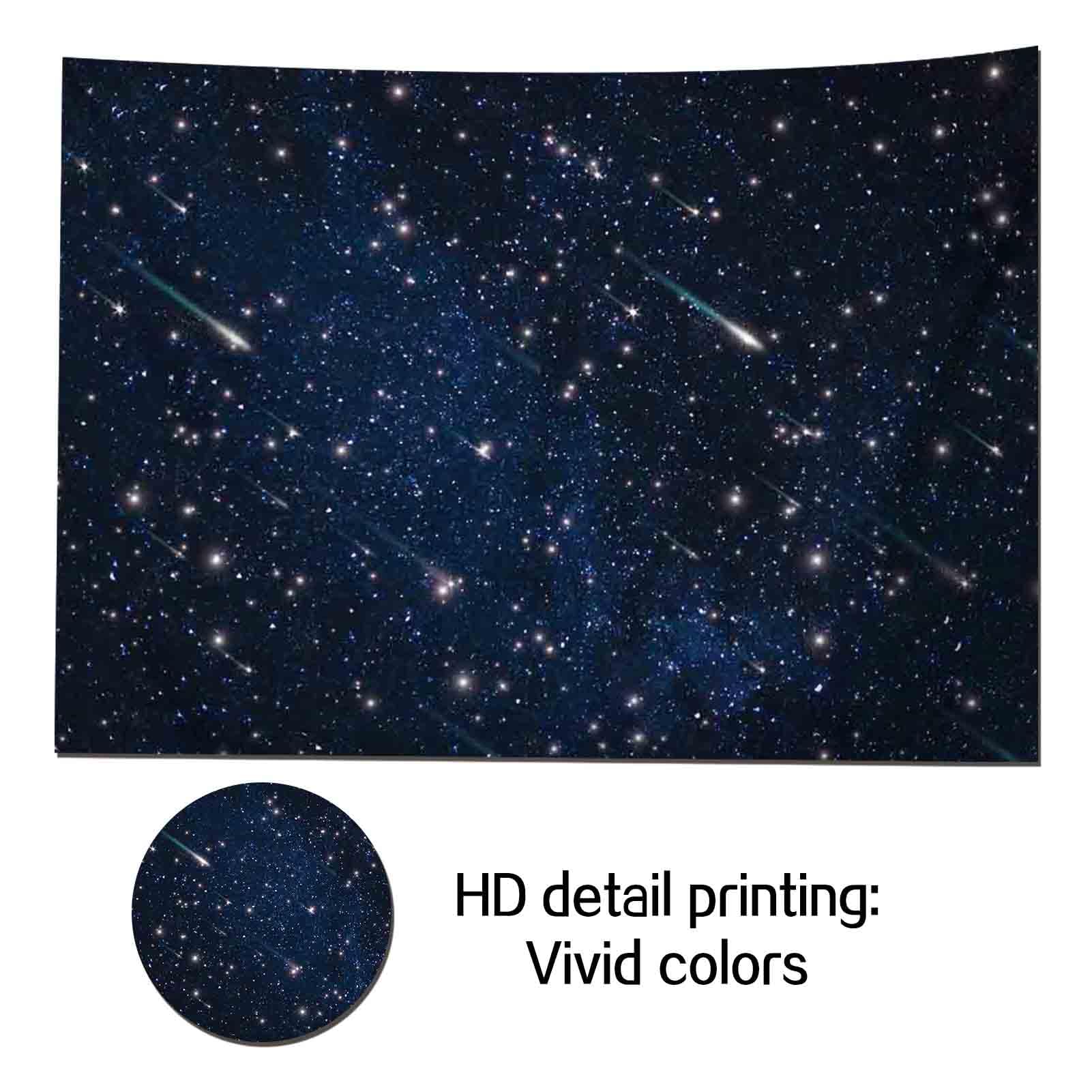 Night Sky Star Universe Space Starry Photo Backdrops Galaxy Stars Children Boy Kids Boy or Girl Birthday Party Decor Photo Background Banner 7x5FT