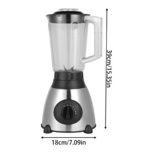 LINISHOP Countertop Blender 800W Kitchen Blender and Food Processor 1.6L/54.11oz Food Processing Blender 5 Speed Multifunctional Mixer w/4-tooth & 2-tooth Blade for Juice Shakes and Smoothies