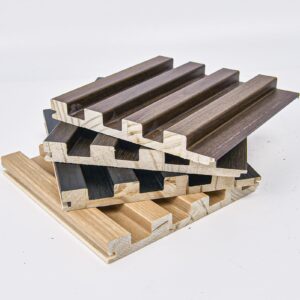 Art3d Slat Wood Wall Paneling for Interior and Ceiling Decoration - 4 Samples Pack, 6 x 5.7in.