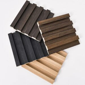 Art3d Slat Wood Wall Paneling for Interior and Ceiling Decoration - 4 Samples Pack, 6 x 5.7in.