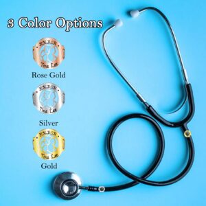 Stethoscope Name Tag Personalized Stethoscope Charms with Id Tag Custom Medical Assistant Accessories Nurses Week Doctors Day Gifts