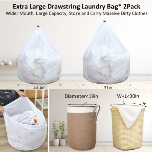 Britier 9 Pack Premium Mesh Laundry Bags - 3PCS Heavy Duty Large Drawstring Travel Laundry Bags Mesh Wash Bags; 6PCS Durable Small Zipper Lingerie Bags for Washing Delicates, Garment, Blanket, Socks.