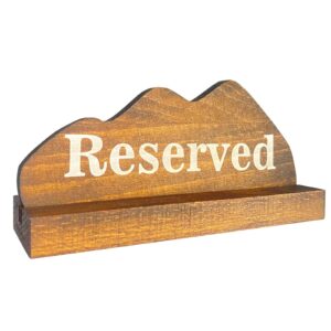 heavy reserved table signs 4pcs,reserved seating signs,reserved tables seating signs for wedding,restaurants,ceremony and events,restaurant supplies,reserved chair signs