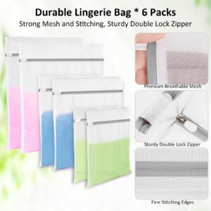 Britier 9 Pack Premium Mesh Laundry Bags - 3PCS Heavy Duty Large Drawstring Travel Laundry Bags Mesh Wash Bags; 6PCS Durable Small Zipper Lingerie Bags for Washing Delicates, Garment, Blanket, Socks.