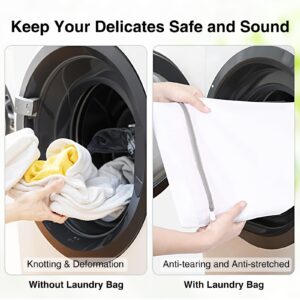 Britier 9 Pack Premium Mesh Laundry Bags - 3PCS Heavy Duty Large Drawstring Travel Laundry Bags Mesh Wash Bags; 6PCS Durable Small Zipper Lingerie Bags for Washing Delicates, Garment, Blanket, Socks.