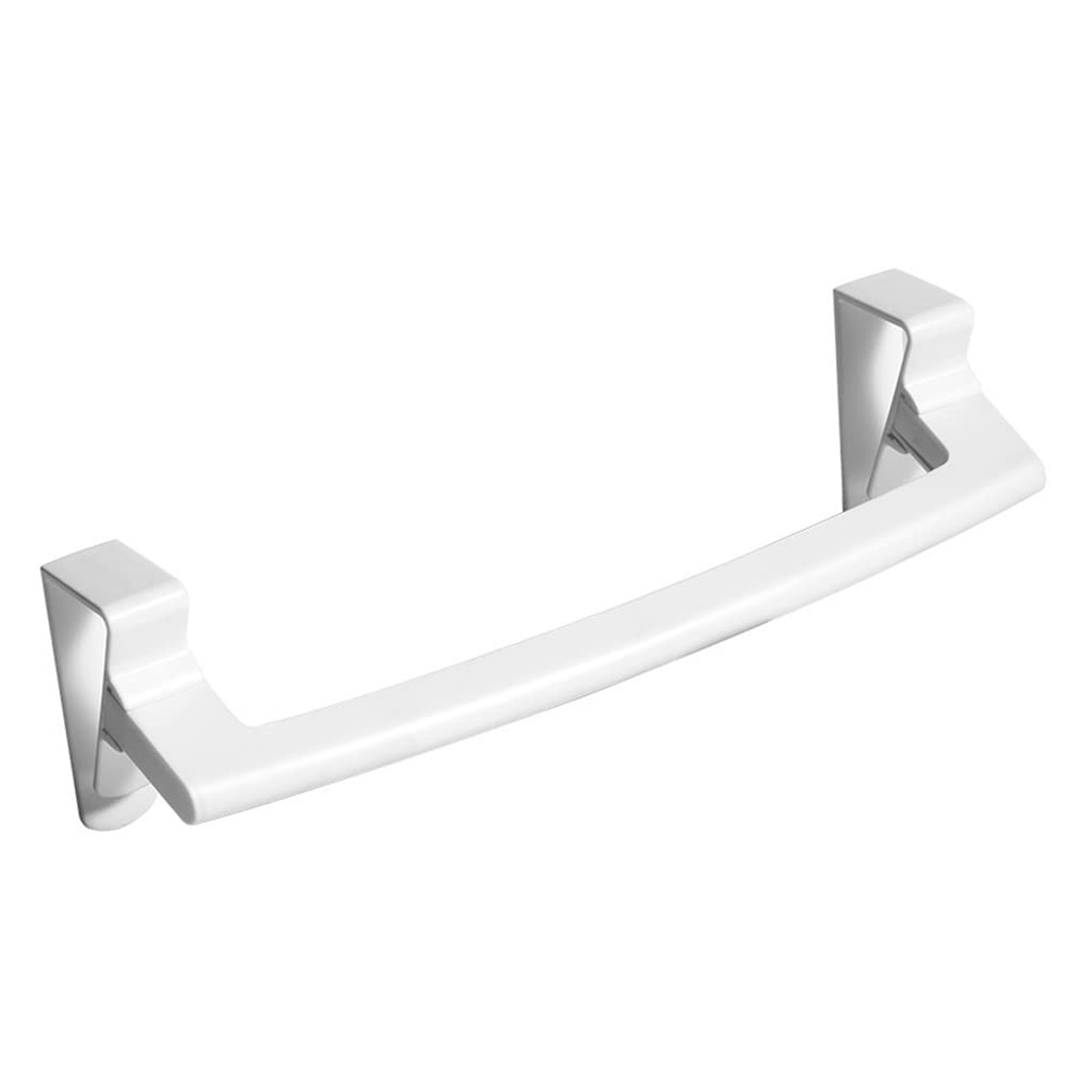 BEIDUOYANG Towel Rack Over Door Towel Bar Hanging Holder ABS Bathroom Kitchen Cabinet Towel Rag Rack Shelf Hanger for Cupboard Door Over Door Towel Rack Kitchen for Bathroom Wet Towels White