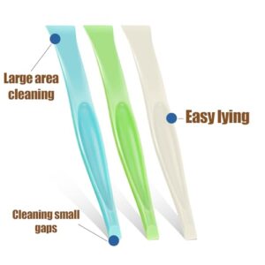 Giantree Plastic Scraper Tool, Multipurpose No Scratch Scraping Tool, Small Scraper Cleaning Tool Kitchen Plastic Scraper for Opener Sticker Scraper Label Remover Gum Scraper and Bottle Opener(3)