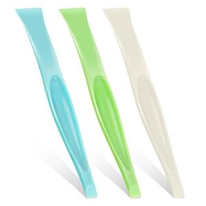 giantree plastic scraper tool, multipurpose no scratch scraping tool, small scraper cleaning tool kitchen plastic scraper for opener sticker scraper label remover gum scraper and bottle opener(3)