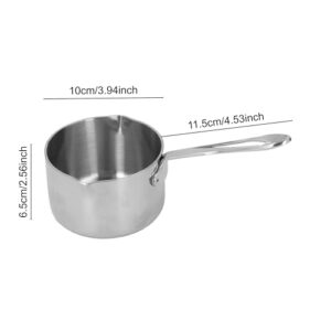 Fnggd Stainless Steel Hot Milk Pot,Double Boilers For Stove Top,Stainless Steel Saucepan,Butter Melting Pot,Butter Pan for Chocolate Simmered Sugar Cheese Butter