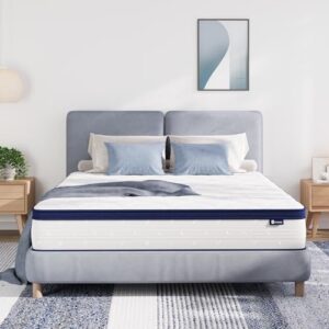 avenco 10 inch full size mattress, full mattress in a box for pain relief & motion isolation, certipur-us certified full bed mattress