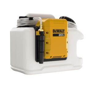 dewalt 20v max powered portable water tank for job sites, 4 gallons (15l), bare tool (dce6820b)