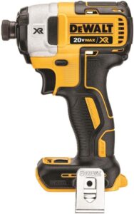 dewalt 20v max xr impact driver, brushless, 3-speed, 1/4-inch, tool only (dcf887b)-deal express accessories, yellow