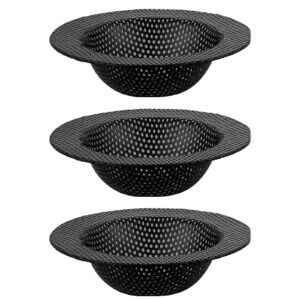 3 pcs stainless steel sink strainer fine mesh kitchen sink strainer fits most kitchen sink bathroom bathtub shower drain kitchen sink strainer stopper basket stainless steel mesh white black kitchen