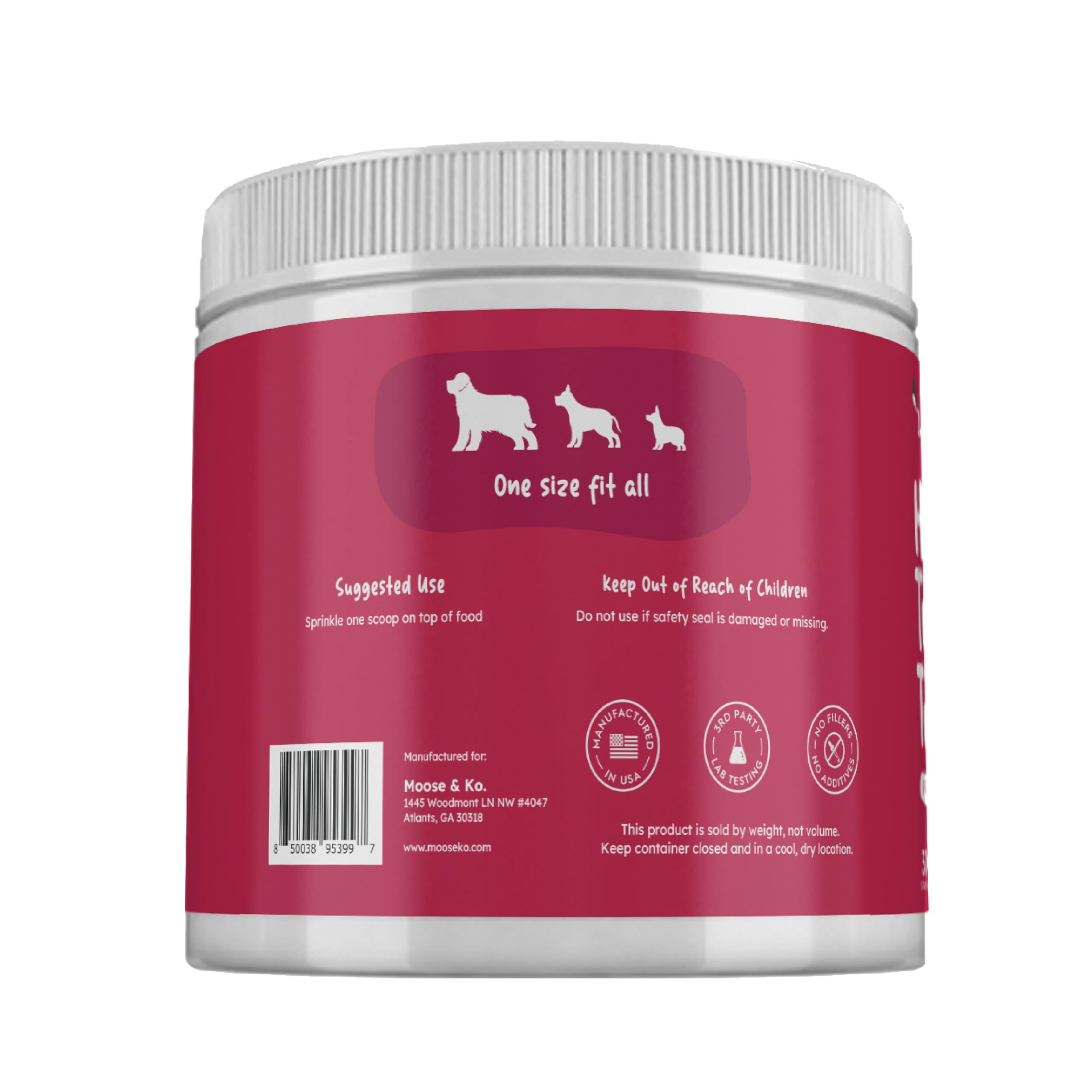 Happy Tummy Tails - Probiotics for Dogs - Boosts Digestive and Immune Health, Relieves Itchiness and Diarrhea, Supports Seasonal Allergy Relief, Contains Prebiotics, Beef Liver Flavor, 30 Scoops.