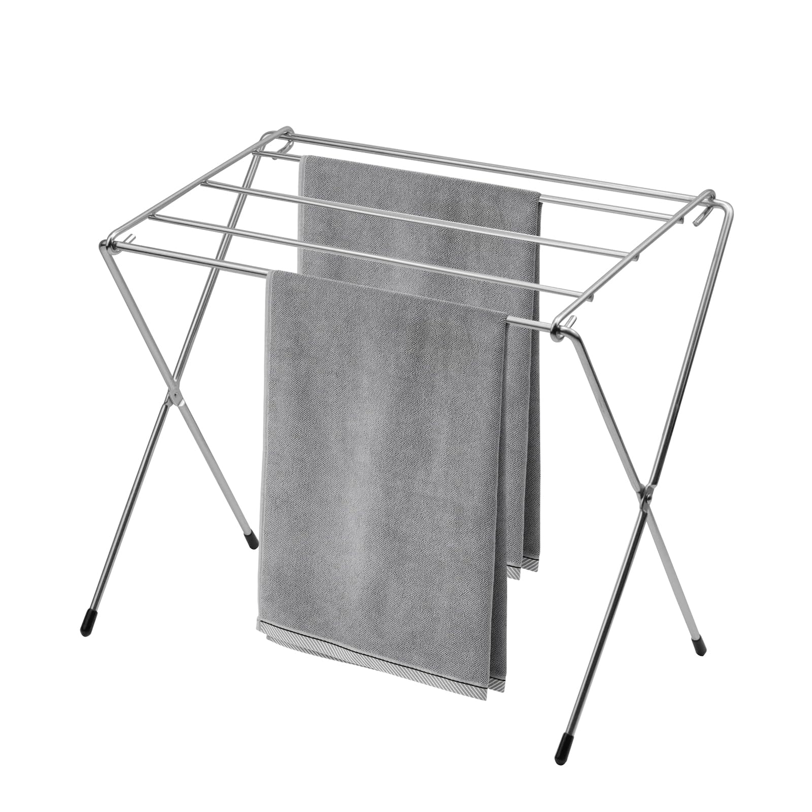 Geesatis Hand Towel Holder Stand, Stainless Steel Countertop Towel Stand, for Barthroom, 1 Pcs, 12x7.5x10inch