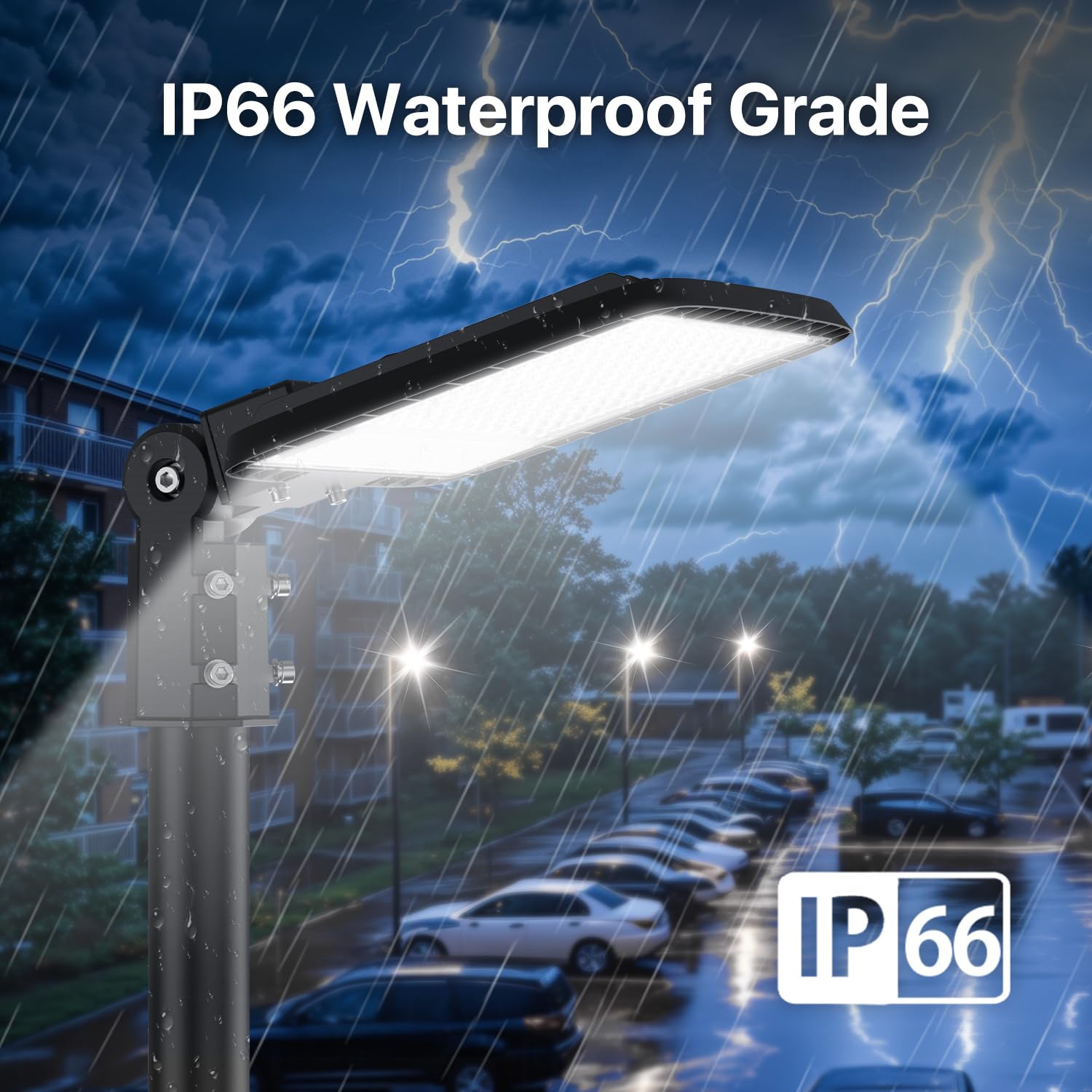 2Pack 200W LED Parking Lot Lighting 30000LM 5000K LED Pole Lights Outdoor with Dusk to Dawn, LED Parking Lot Lights Outdoor Pole Mount-𝟳𝗬𝗿𝘀 𝗪𝗮𝗿𝗿𝗮𝗻𝘁𝘆 (Coverage: 55~75Ft at Height:25~35Ft)