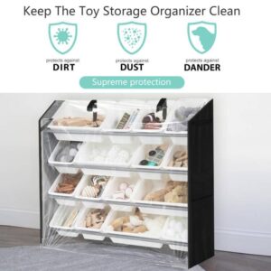 Osileyo Toy Storage Organizer Cover,Dustproof Cover for Supersized Wood Toy Storage Organizer 13 x 43 x 33 inches (Cover Only)