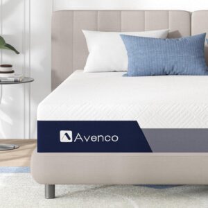 avenco california king mattress, 12 inch cal king memory foam mattress for pressure relief & cooling sleep,mattress in a box, certipur-us certified cali king mattresses