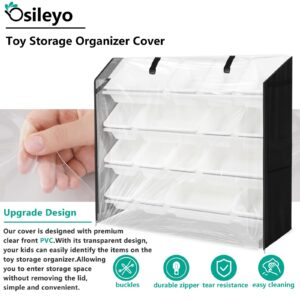 Osileyo Toy Storage Organizer Cover,Dustproof Cover for Supersized Wood Toy Storage Organizer 13 x 43 x 33 inches (Cover Only)