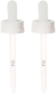 1.0 ml plastic droppers for minoxidil bottles (child resistant) pack of 2