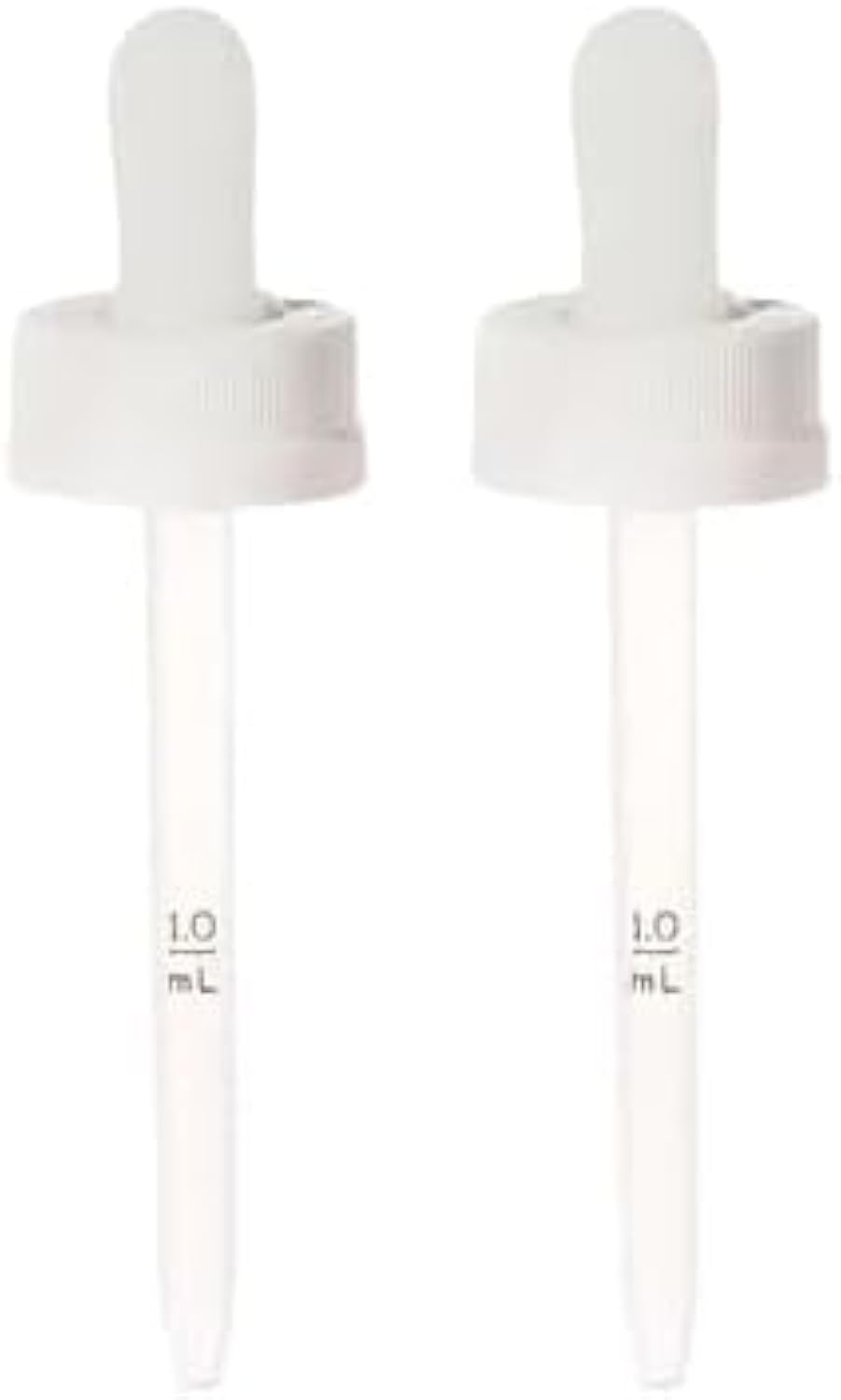 1.0 ml Plastic Droppers For Minoxidil Bottles (Child Resistant) Pack Of 2