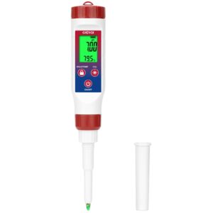 smart ph meter for food, gidigi digital food ph tester, accurate canning ph test kits with atc, professional fermenting ph test pen, spear ph probe for bread cheese sushi rice sourdough sauce meat