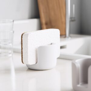 Diatomite Sponge Holder for Kitchen Sink, Diatomite Quick Dry Sponge Holder, Dish Stone Sponge Holder for Kitchen Sink, Diatomaceous Earth Sponge Holder