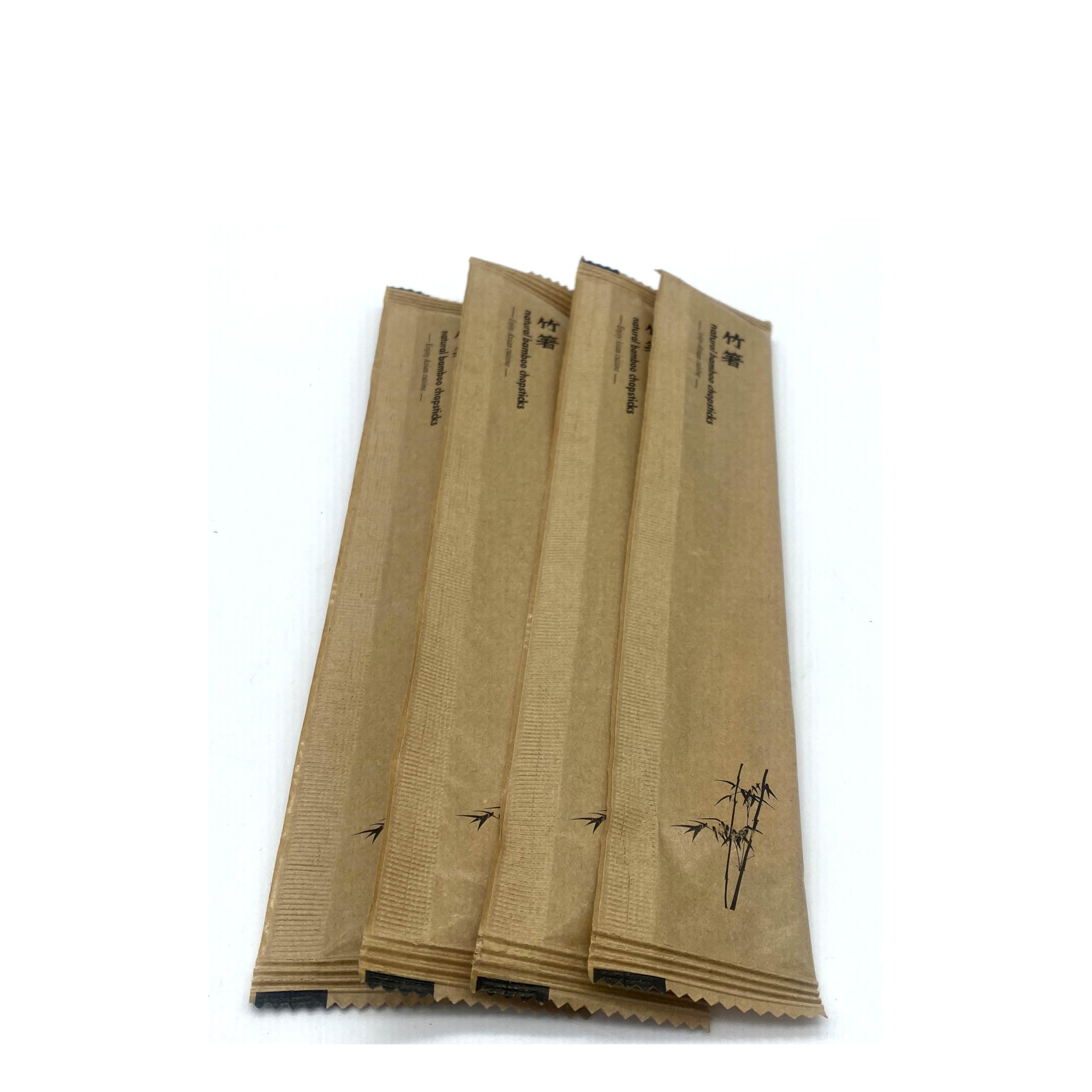 KUMINAMOJA New Disposable Bamboo Chopsticks 100 Pairs, Used By Westerners, Europeans and Americans,Foreigners, Children,Can Be Used In Chinese Restaurants, Hot Pot Restaurants，Japanese Restaurant.