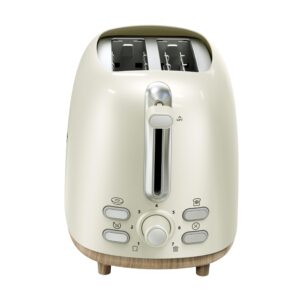 oster® 2-slice toaster with extra wide slots, oat milk