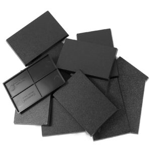 evemodel plastic model bases rectangle black abs for wargame tabletop military simulation scene (50 * 75mm-24pcs)