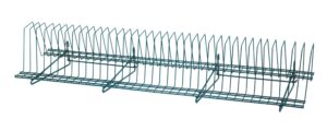 fse quantum sg-tdr461410p store grid tray drying rack, 46-1/2"w x 14"d x 11-1/4"h, green epoxy finish, nsf