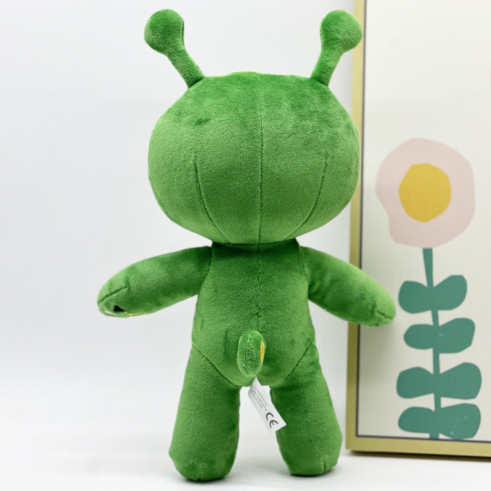 ITPZ Alien Plush Toy,Green Alien Plush Doll,Soft Alien Creature Pillow for Home Kids’Room Decor,Gift for Animation Fans and Doll Toys