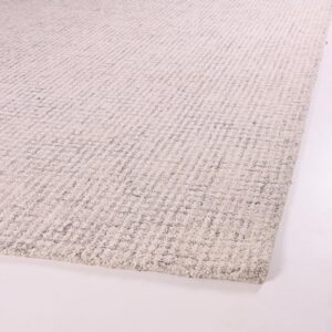 restoration and renovation abstract & herringbone collection handmade wool area rug - durable for high traffic, contemporary design for living room, bedroom, dining room decor (multi b, 9' x 12')