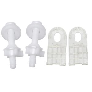 oasisflow plastic toilet seat bolts installation kit for toto thu689 toilets and bidets easy to install traditional toilet seat bolt covers, 2-piece set - toilet parts