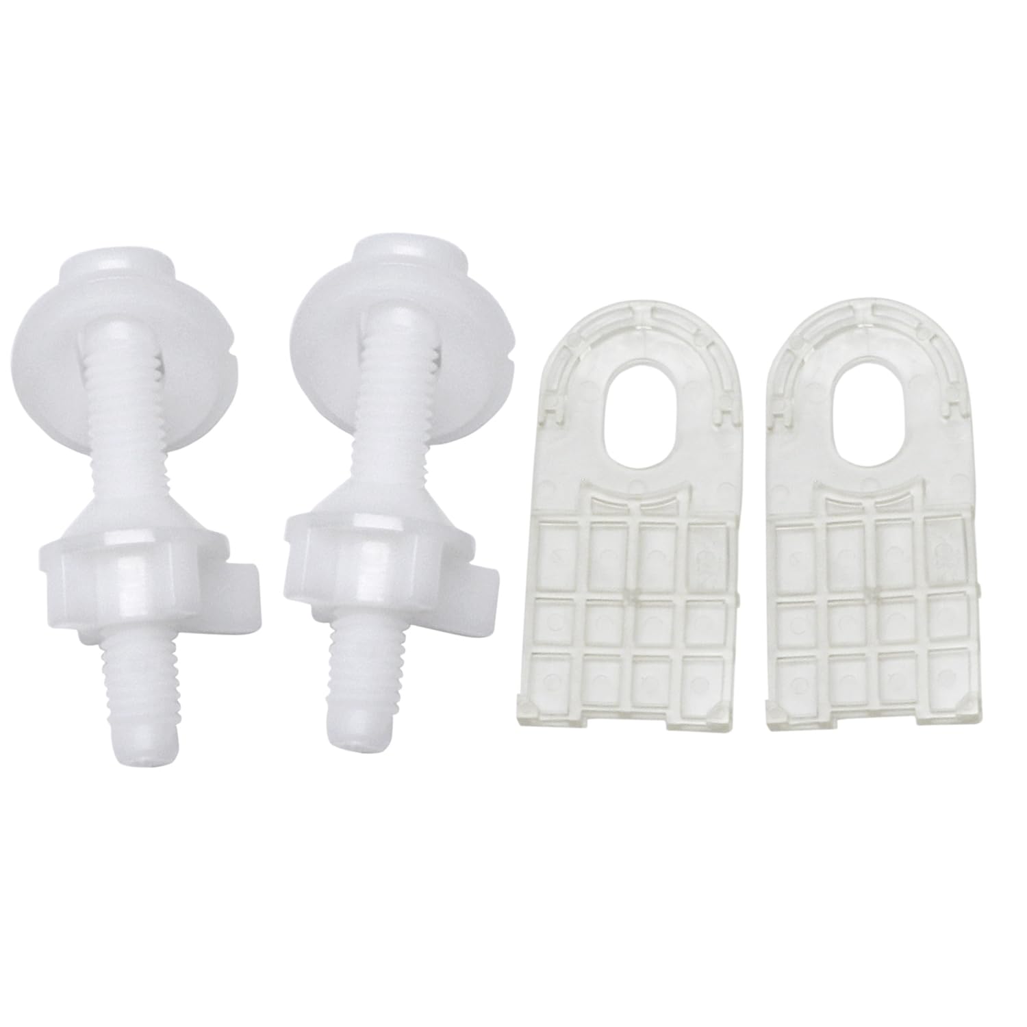 OasisFlow Plastic Toilet Seat Bolts Installation Kit for TOTO THU689 Toilets and Bidets Easy to Install Traditional Toilet Seat Bolt Covers, 2-Piece Set - Toilet Parts