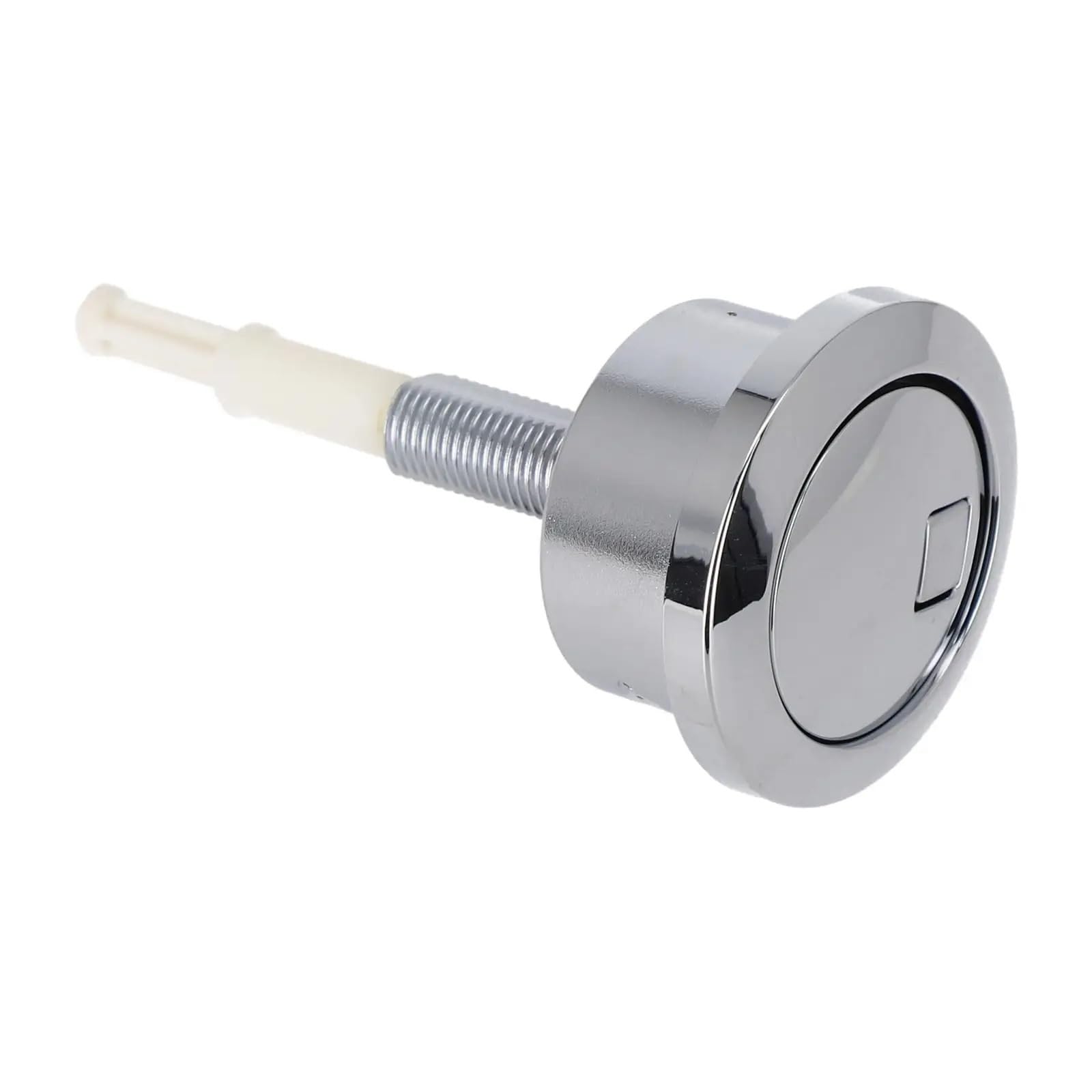 FMBC Toilet Button Compatible with Type 280 Replacement Dual Actuation Push Button Silver ABS Chrome Plating Push Button Home Improvement