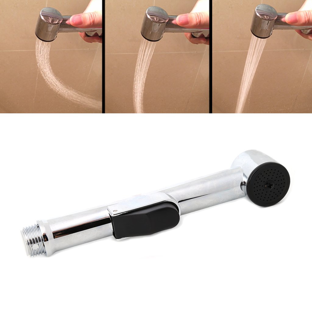 YS0911 Toilet Handheld Bidet Sprayer Shattaf Cloth Diaper Sprayer ABS Polished S Bidet Sprayer Personal Cleaner Hygiene Bottle Portable Bidet Sprayer For Toilet Douche Diaper Tank Handheld Bidet Butt