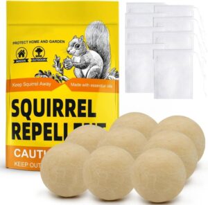 squirrel repellent outdoor,chipmunk repellent outdoor,mint squirrel deterrent outdoor,squirrel repellents for garden, get rid of squirrels, multi-use formula for gardens, attics and around home 8p