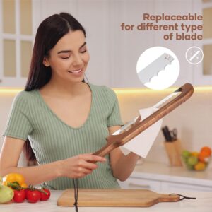 QikFas Sourdough Bread Knife, Bread Bow Knife, Bread Knife for Homemade Bread with Reliable Sourdough Crafting, Ergonomic Handler, Premium Sharpness Blade