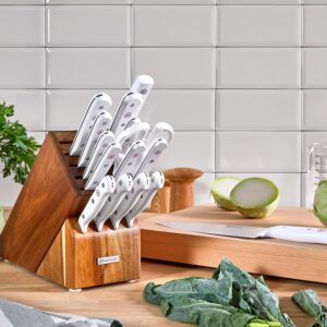 WÜSTHOF Gourmet White Twelve Piece Knife Block Set